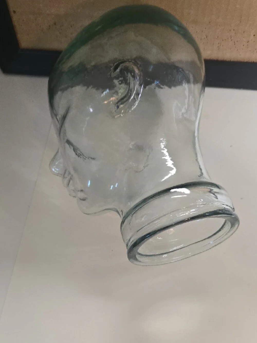 Other | Clear Glass Mannequin Head Display | Poshmark